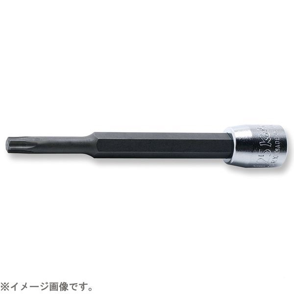 ●トルクスビットソケット■品番： 2025.80-T40■規格： T40 ■D（mm）： 12 ■l（mm）： 80 ■重量（g）： 50