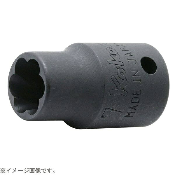 ●ソケット内部に切られた特殊なツイスト形状により完全に角がつぶれてしまったようなボルト/ナットにもガッチリ食い付き、取り外すことが出来る専用ソケットです。●破損したボルト/ナット以外にもキャップボルトやスタッドボルト、その他特殊形状のボルト...