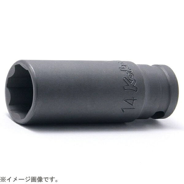 ●「Ko-ken」はソケットレンチの専門メーカーとして再良質の工具を常に追求し、ユーザーニーズに応えています。●徹底した面接触タイプのソケットです。ボルト/ナットの角を保護し、高いトルクをナット面に伝達します。●化粧ナットやアルミナットなど...