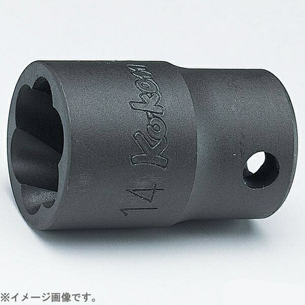 ●「Ko-ken」はソケットレンチの専門メーカーとして再良質の工具を常に追求し、ユーザーニーズに応えています。●ソケット内部に切られた特殊なツイスト形状により完全に角がつぶれてしまったようなボルト/ナットにもガッチリ食い付き、取り外すことが...