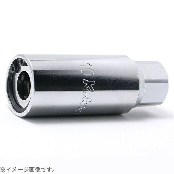 ●「Ko-ken」はソケットレンチの専門メーカーとして再良質の工具を常に追求し、ユーザーニーズに応えています。●三角形状の構造を六角形状とし、チャックする範囲(トレランス)を厳しくしました。このことにより内部部品にかかる負担が少なくなり、耐...