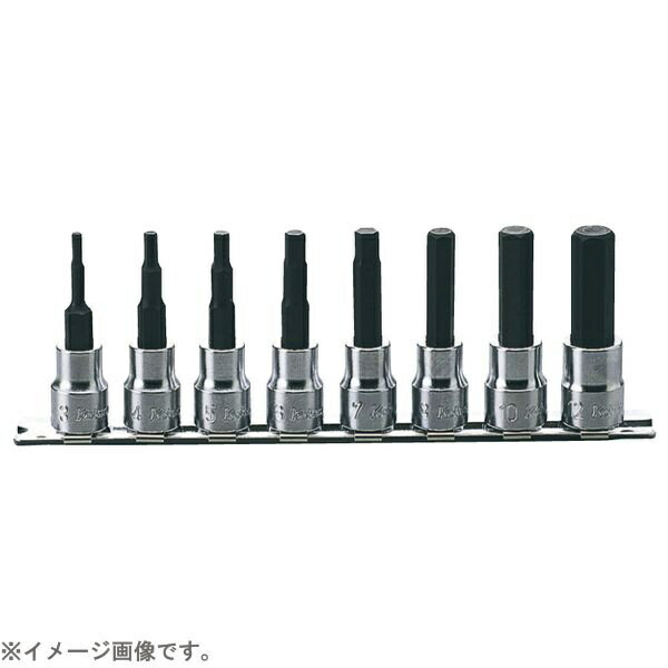 ●「Ko-ken」はソケットレンチの専門メーカーとして再良質の工具を常に追求し、ユーザーニーズに応えています。●六角穴付ボルト、キャップボルトを締め付けたり緩めたりするためのヘックスビットソケットです。●ロングタイプは奥まった場所にある六角...