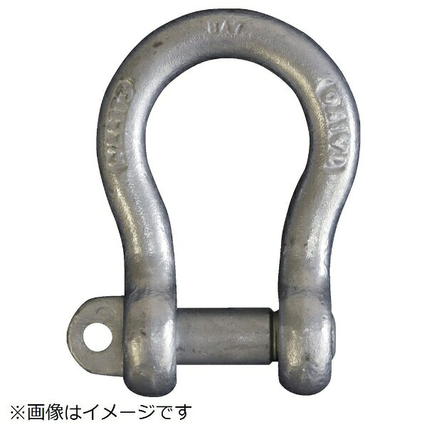 ■スタンダードなシャックルです。■サイズが豊富でいろいろな用途でご使用いただけます。■土木、建築工事などでの荷物の荷役・連結金具として使用■基本使用荷重(t)：0.7■寸法(mm)d3：15■寸法(mm)D：32■寸法(mm)B：24■寸法...