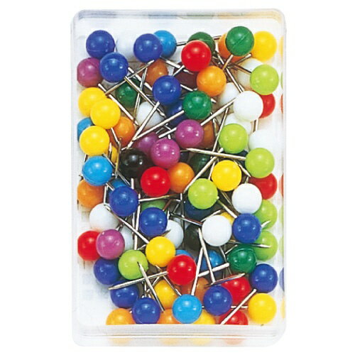 直径5ミリの丸型画鋲。地図などのポイント表示に便利です。