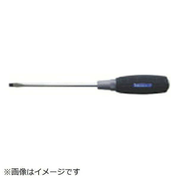 ■滑りにくく力の入るスリット形状と六角形状（グリップエンド）■高精度ブラックポイント仕上げ。■ハンマーで叩ける座金付。■軸長(mm)：150■先端サイズ：−6■全長×軸長×ハンドル径(mm)：267×150×33■クロム・モリブデン・バナジ...