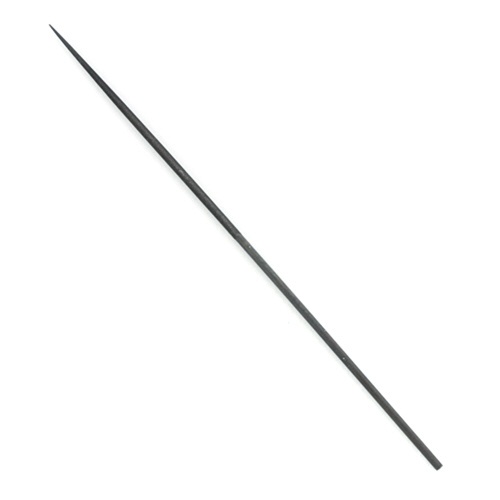 精密細工加工用に適したヤスリです。細い穴の内面の切削加工に使用します。仕様●ヤスリ目数：45CUT/cm。●柄無し。材質●本体：SK材。注意事項作業用手袋・保護眼鏡等の防具を着用してご使用下さい。ハンドルを取付けて使用する場合は、ガタつきが...