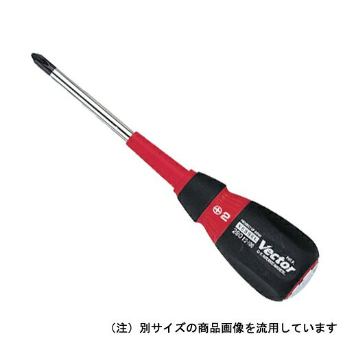 小さな力で強力なネジ締めができるオリジナル形状です。押しながら力のよく伝わる大径クッショングリップです。ハンマーで叩ける大型ナット付きです。仕様●サイズ： （+）NO.2。●軸長： 150mm。材質●クロームバナジューム鋼。●刃先： ブラッ...