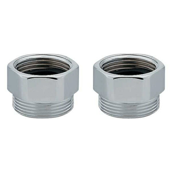 ●TOTO混合栓の取付ネジW28山18のクランクを取外さずにカクダイ混合栓を装着する場合に使用。●クランクパッキン2枚入り。