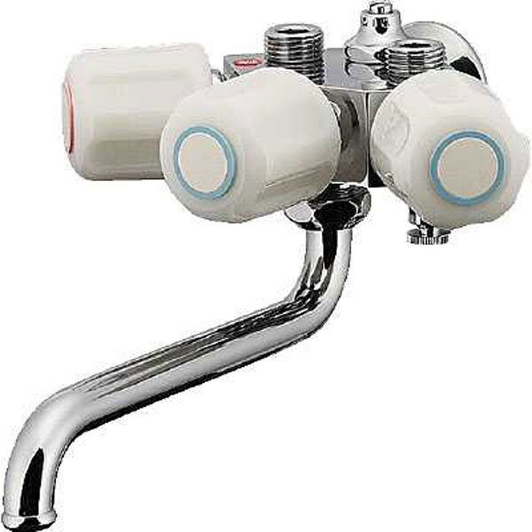 ●ソーラー温水と水を混合調温する水栓。●ソーラー専用混合栓。●パイプ： 0751-170。●逆流防止機能が付いている製品。