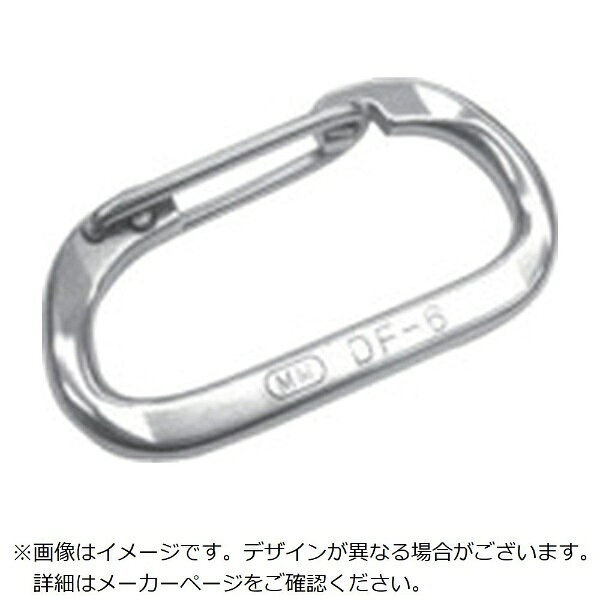 ■開口部が大きく使用しやすいジョイント金具です。■ばね状のリング部をたおす（押す）ことで、開閉できます。■チェーン・ワイヤー・ロープ等の連結金具として、また端末の金具のジョイントに。■D1（mm）： 7■L（mm）： 64■D2（mm）： ...