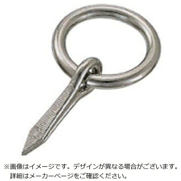 ■木材の壁面や柱等に打ち込み固定することで丸リングに物を通して吊り下げができます。■未使用時には丸リングが倒れるので邪魔になりません。■木材の壁面・床面・柱等に設置し、チェーン・ワイヤー・ロープの端末金具として。■D（mm）： 4■L（mm...