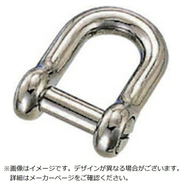 ■ネジシャックルのピンの出っ張り（摘む部分）を除いているので、ロープ等がひっかかりません。【用途】・チェーン・ワイヤー・ロープ等の連結金具として、また端末の金具のジョイントに。【仕様】・ねじ径： M6・使用荷重（kN）： 1.67・B（mm...