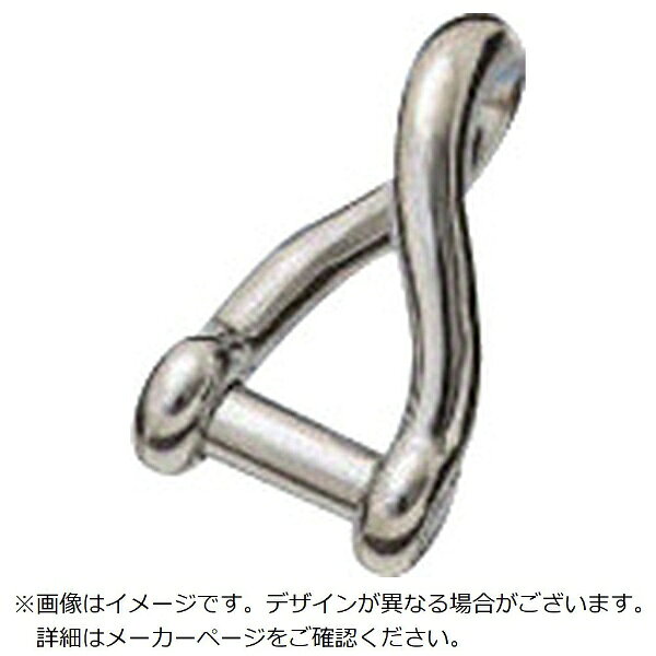 ■90度ひねっているので、角度を変えることができます。■チェーン・ワイヤー・ロープ等の連結金具として、また端末の金具のジョイントに。■D（mm）： 6■L（mm）： 29■B（mm）： 12■d（mm）： 12■使用荷重（kN）： 1.67...