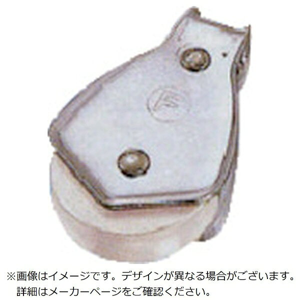 ■小型・軽量の滑車です。■ロープを通し、荷物等の吊り上げ、引張り作業に使用します。■L（mm）： 60■B（mm）： 13■C（mm）： 7.5■使用荷重（kN）： 0.29■使用ロープ径（mm）： 〜φ6■車径（mm）： 35■車幅（mm...