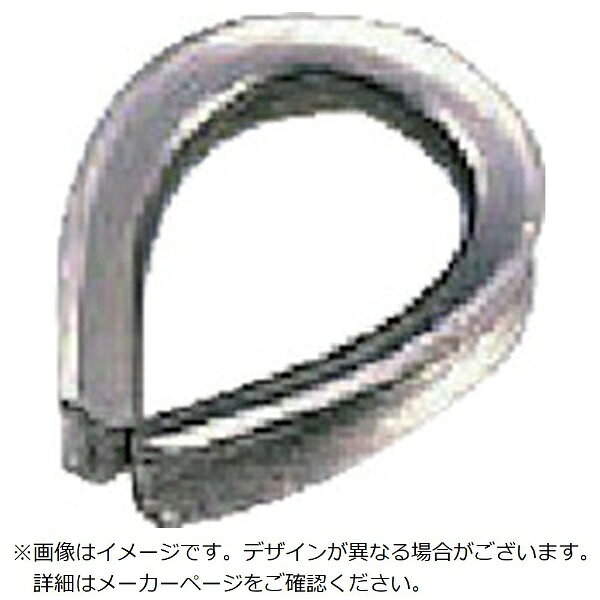 ■端末加工するワイヤーコースとして使います。■ワイヤーロープの先端をアイ加工して使用する場合、ワイヤーの摩耗を防ぎます。■A（mm）： 6■D（mm）： 16■B（mm）： 8■T（mm）： 36■使用ロープ径（mm）： 6■使用ロープ径（...