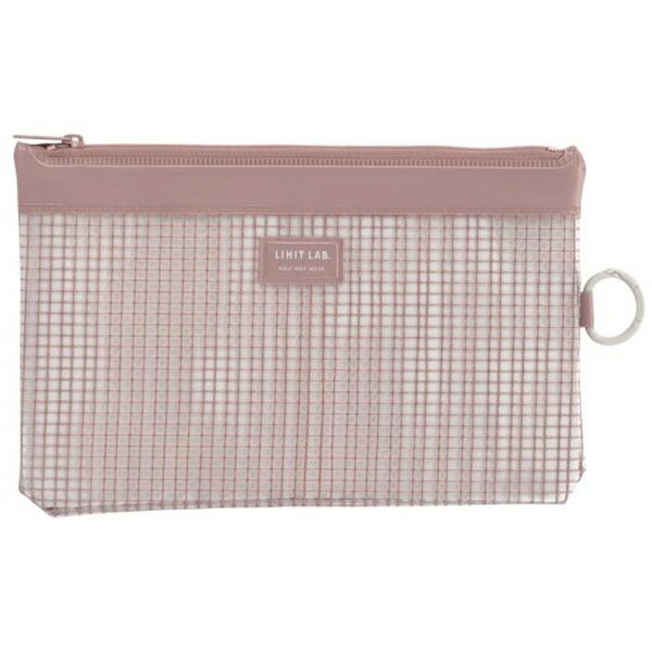 メッシュの入った透明素材の丈夫なケース透明素材なので中身が一目瞭然。オフィスでも使えるアーバンシックカラー5色