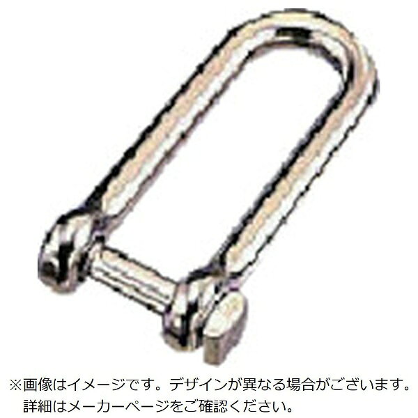 ■L寸法が従来のシャックルの2倍の長さなので、用途が広がります。■チェーン・ワイヤ・ロープ等の連結金具として、また端末の金具のジョイントに。■D（mm）： 4■L（mm）： 32■B（mm）： 8■d（mm）： 8■ねじ径： M4■使用荷重...
