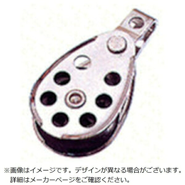 ■小型・軽量の滑車です。【用途】・ロープ用調整滑車として。【仕様】・適合ロープ径（mm）： 8〜10・L（mm）： 72.5・W（mm）： 37・d（mm）： 6・車溝幅（mm）： 9.5・使用荷重（kN）： 0.49・車径（mm）： 35...