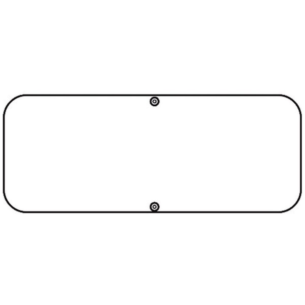 ■構内専用のスチール製道路標識です。■ポール等に設置するための穴が上下に計2ヵ所開いています。■別途オリジナルのデザインも承ります。【用途】・当該情報の明示（指示）に。【仕様】・表示内容： 白無地タイプ・取付仕様： ビス止めまたはボルト止め...