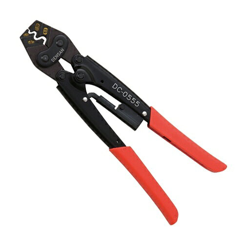 裸端子・PBスリーブ用圧着工具です。小型で4サイズ対応の圧着工具です。仕様●全長： 200mm●質量： 236g
