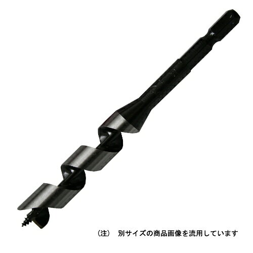 手軽さを求めたインパクトドライバ対応のドリルです。先ネジとケガキ刃を従来ドリルよりも小さくすることで、インパクトドライバ使用時の切削抵抗を抑えてバッテリーが長持ちします。先ネジの回転力を利用してスムーズな穴あけが可能です。仕様●6.35mm...