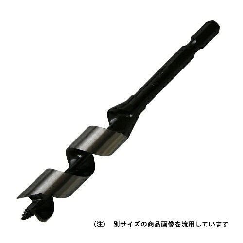 手軽さを求めたインパクトドライバ対応のドリルです。先ネジとケガキ刃を従来ドリルよりも小さくすることで、インパクトドライバ使用時の切削抵抗を抑えてバッテリーが長持ちします。先ネジの回転力を利用してスムーズな穴あけが可能です。仕様●6.35mm...