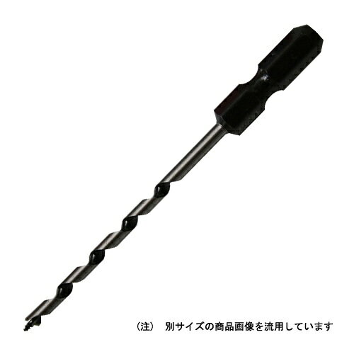 手軽さを求めたインパクトドライバ対応のドリルです。先ネジとケガキ刃を従来ドリルよりも小さくすることで、インパクトドライバ使用時の切削抵抗を抑えてバッテリーが長持ちします。先ネジの回転力を利用してスムーズな穴あけが可能です。仕様●6.35mm...