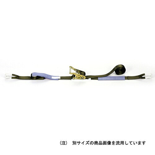 荷物の固定が誰にでも簡単に出来るラチェット式荷締機です。ラチェット式で強く確実に荷締めが出来ます。耐久性に優れたポリエステルベルトを使用しています。仕様●ベルト幅： 50mm●ベルト長： 巻取5m●ベルト長： 固定1m材質●ポリエステル●鋼