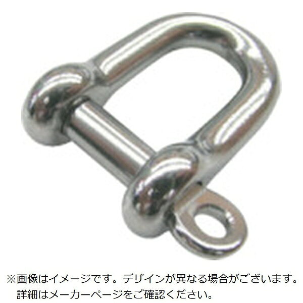■ねじ込みタイプのスタンダードなシャックルです。■連結金具として使用します。■L（mm）： 20■B（mm）： 10■d（mm）： 10■ねじ径： M5■使用荷重（kN）： 0.88■D1（mm）： 5■D2（mm）： 5■材質： ステンレ...