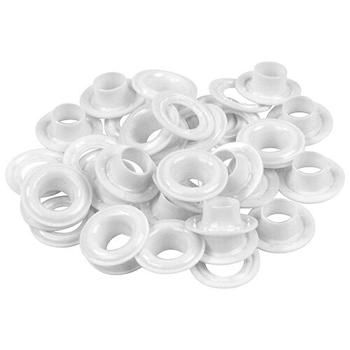 樹脂製で、軽い・強い・サビない、きれいな仕上がりが実現できます。SK11プラスチック両面ハトメ（No.1800）に使用可能です。オシャレな樹脂製のハトメ玉です。仕様●ハトメ穴径： 約9.5mm。●最大取付厚： 約3.5mm。材質●ポリカーボ...