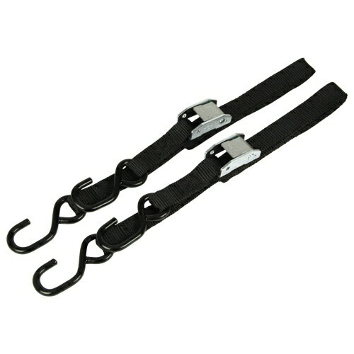 荷締め作業が簡単に、早く、確実に出来ます。カムバックル式で操作が簡単です。1.8Mのショートタイプで余りベルトがダブつきません。仕様●ベルト幅： 25mm。●ベルト厚： 1.8mm。●使用荷重： 60kg。材質●ベルト素材： ポリエステル。