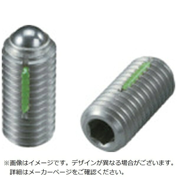 特長■ネジ部本体にスプリングを内蔵し、押し圧によってボールをストロークし位置決めします。■ロングロックが緩み防止になります。仕様■荷重(N)：9.0〜13.0■ストローク(mm)：1.0■ボール径(mm)：3.5■ねじ径：M6×1.00■本...