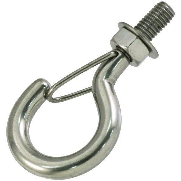 サイズ:D=8mmxL=72mmxL1=50mmxB=22mmxW=24mmxS=13mmxT=2mmxねじ径=M8。参考使用荷重:50kg (取付け状況により異なりま)。