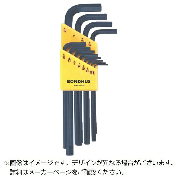 ■プロテニアム合金鋼使用のハイトルク六角レンチです。■六角穴付ボルトの締め付け、緩め作業に。■セット内容(インチ)：0.050、1/16、5/64、3/32、7/64、1/8、9/64、5/32、3/16、7/32、1/4、5/16■セット...