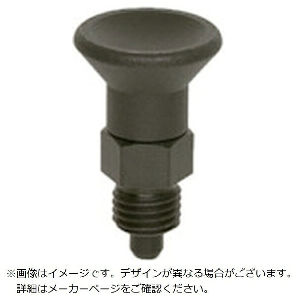 特長■ノブの操作でノーズがストロークし、位置決めします。■ネジ部に逃げ加工を施してあります。仕様■インデックスプランジャー材質／仕上げ■本体：SUM22L 黒染め■ノブ：ポリアミド つや消しブラック■コイルバネ：SUS302WPA■ノーズ：...