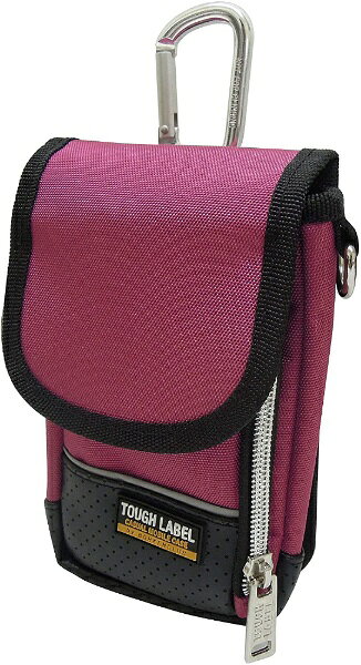 製品サイズ；約W100xH150xD30mm（カラビナを除く）。材質；本体/900Dポリエステル（撥水加工）、合成皮革　カラビナ/アルミニウム。