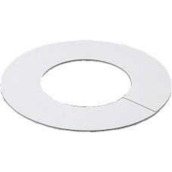 ●配管穴カバー用プレート。●のり付き。●サイズ；外径： 61mm/内径： 22.9mm ●材質： PVC ●カラー： ホワイト