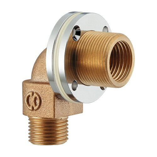 ●配管継手。●パッキン3枚付き。●はさみ込み厚： 18mm以下 ●材質： 青銅