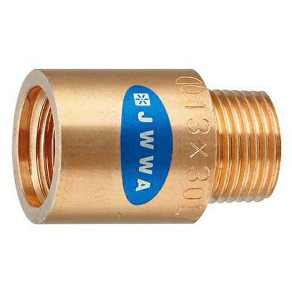 ●配管継手。●呼： 25 ●穴径；六角対辺 呼25： 21.5mm ●材質： 青銅