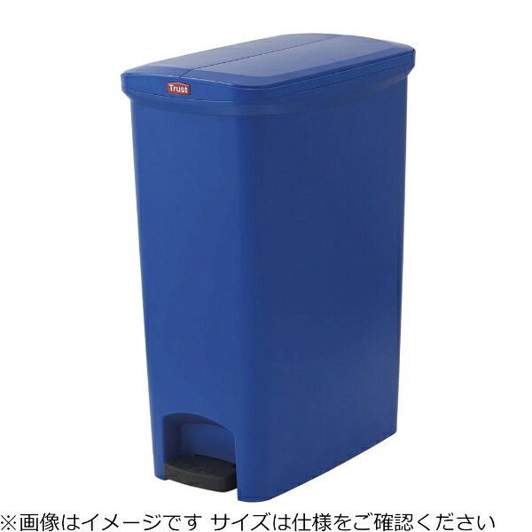 手を使わずにペダルで開閉ができる縦長タイプのゴミ箱（製品仕様）容量(L)：68幅×奥行×高さ(mm)：347×544×782カラー：ブルー■フットペダル式　両手がふさがっていてもフタの開閉ができます。また、ゆっくり静かに閉まります。■左右両...
