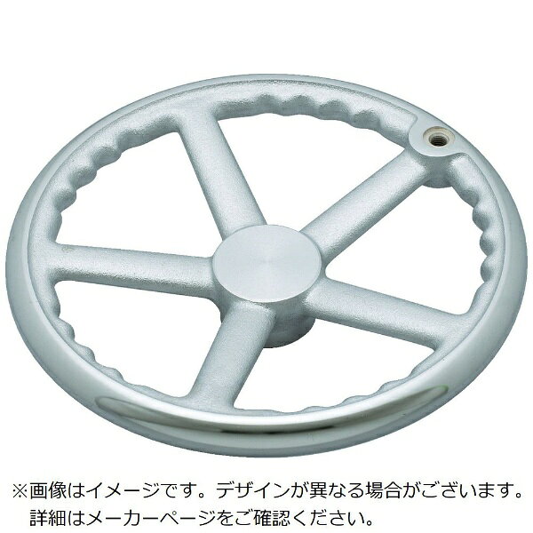 特長■指かけ付きリム形状です。仕様■スポーク数：5■ハンドル径(mm)：450■ボス径(mm)：72■ハンドル高さ(mm)：87■ボス高さ(mm)：60材質／仕上げ■FC材 クロムメッキ注意■握りは別売品です。別途ご注文ください。