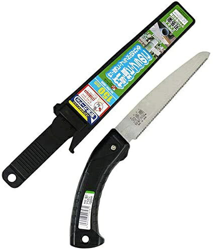刃渡り:150mm。目数(30mm):20枚目。刃厚:0.7mm。刃材質:SK-85(炭素工具鋼)。柄、ケース材質:ポリプロピレン。