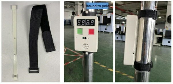 非接触型の赤外線センサー技術を使って人間の表面の温度を精度よく迅速に計測します。操作も簡単で、電源接続し、スイッチボタンを押せばすぐに使えます。