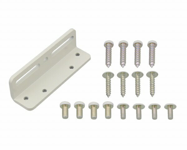 取替ドアクローザ用L型プレート LP-1 WH ホワイト