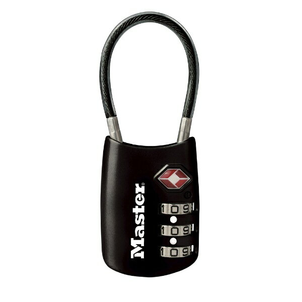 アメリカ旅行に安心のTSAロック3つの数字を組み合わせて好きな暗証番号に簡単にセット・リセットできます暗証番号が見やすい表示ウィンドウ付自由度の高いケーブルタイプ（4688JADBLK）このTravel Sentry?Approvedロック...