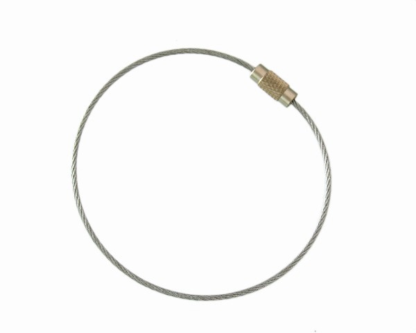 キーホルダーのリペア、自作のホルダー、マーキーギアシリーズのシステムアップに最適なキーホルダーパーツです。キーホルダー・名札シリーズキーホルダーアクセサリー・パーツ。ねじ式なので簡単に開閉できます。サイズ： 線径1.4×全長200mm。入数...