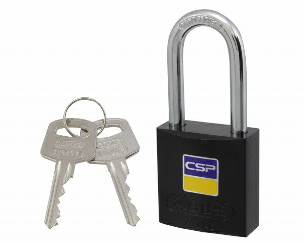 CSP72BK CSP-72BK CSPノ南京錠40mm ブラック 2本キー