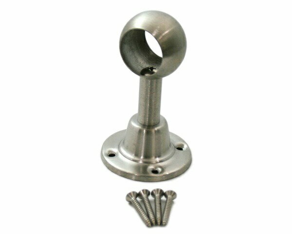 パイプの取り付けに便利なブラケットです。ステンレスパイプ・パイプブラケット金具シリーズパイプ取付用パーツ。耐腐食性に優れたステンレス製のブラケットです。サイズ： 25mm。タイプ： 通。入数： 1。