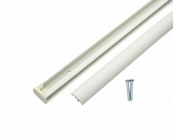 アートパネルなどのディスプレイに最適なフックレールです。ピクチャーレール・壁面レールシリーズディスプレイ用フックレール。取り付けは直付けで簡単です。サイズ： 500mm。カラー： ホワイト。荷重： ネジ間隔450mm以内で3kg。