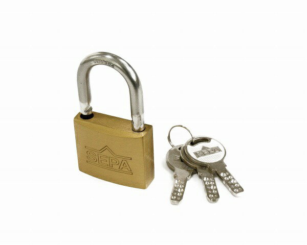 ダブルロックにより、高い防犯性を備えた南京錠です。南京錠・符号錠・ダイヤル錠シリーズ一般的な南京錠ですが、ステンレス弦・のダブルロック機構・ディンプルキータイプで複製が困難です。業務用としてオススメします。■材質： 本体／真鍮、つる／SUS...